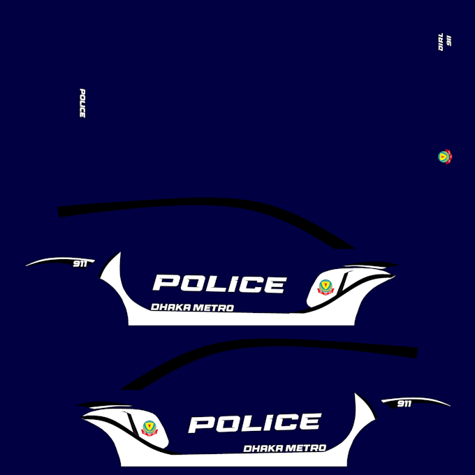 Design custom livery of police, ems, mechanic, cars of fivem by Asif ...