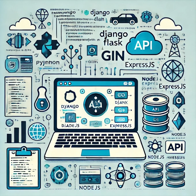 Build backend apis using python django flask go gin nodejs expressjs by Longnguyendev | Fiverr
