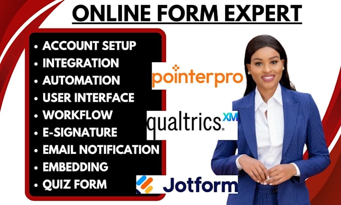 Setup typeform pointerpro qualtrics formsite jotform integration automation by Graziaformwiz ...