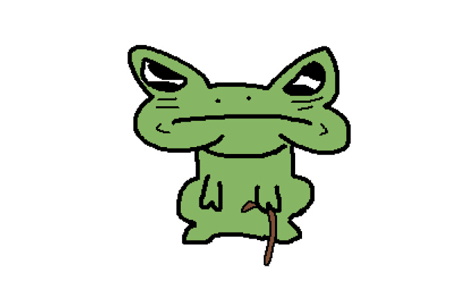 Draw you a really bad frog on ms paint by Bread7717 | Fiverr