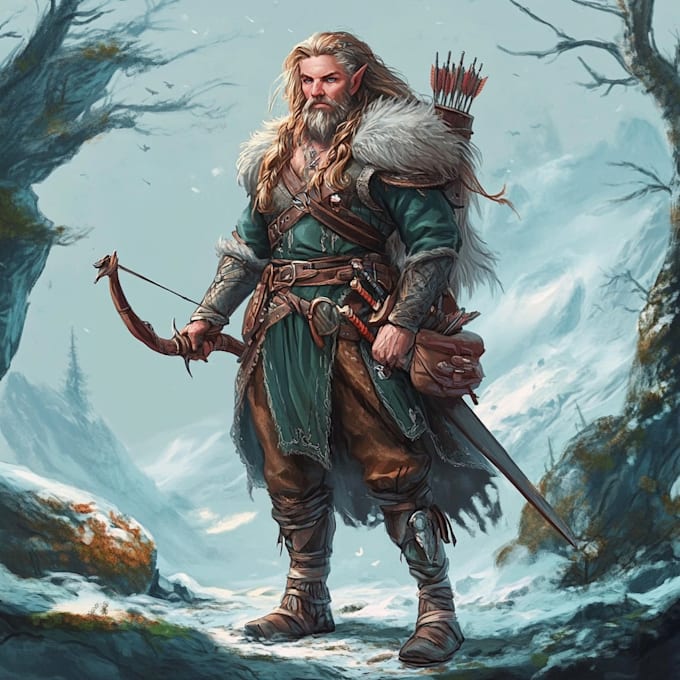 Make dnd character art and dnd character illustration by Acurapson | Fiverr