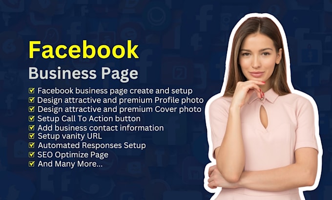 Create and setup facebook business page by Jimwebdesigner | Fiverr