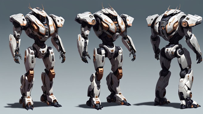Draw sci fi, mecha design, fantasy character design by Mareneotes | Fiverr