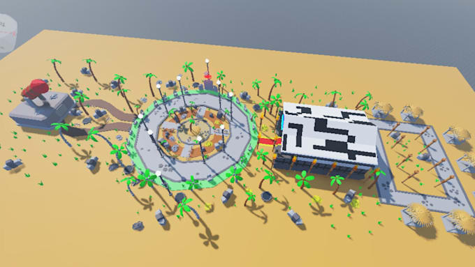 Crea mappe roblox, mappe del terreno, ambiente, risorse ugc, effetti visivi, mappa tycoon