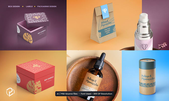 Do custom product packaging design by Rvdesigner | Fiverr