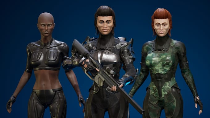 Port 3d model to dayz,game character, glb model animation,walk cycle ...