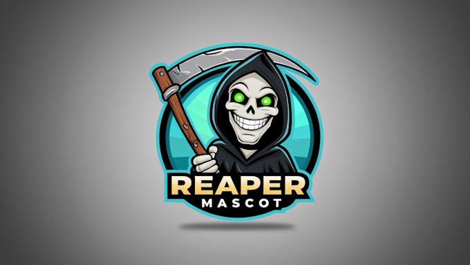 Design a fierce reaper mascot logo to strengthen your brand identity by ...