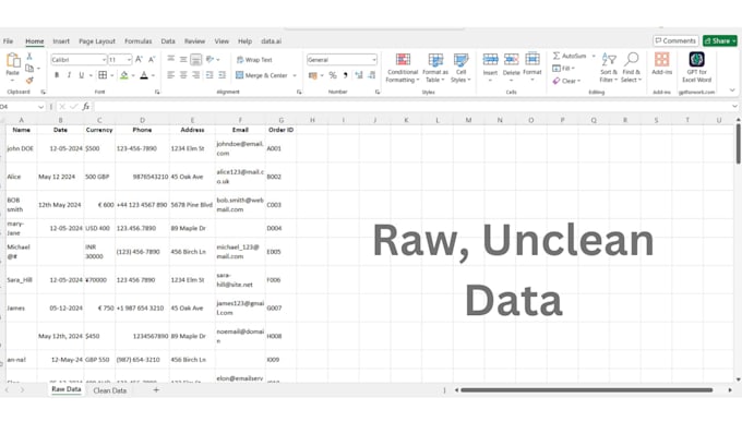 Clean, organize, split your large data for your business by Kunal_analyst18 | Fiverr