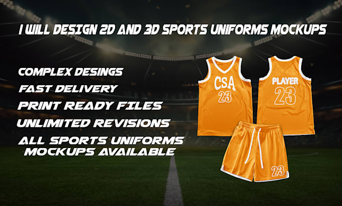 Design 2d and 3d flag football uniforms mockups for you by Crafty ...