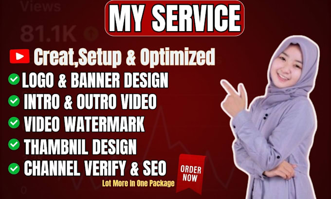 Create youtube channel setup, seo and full optimization by ...