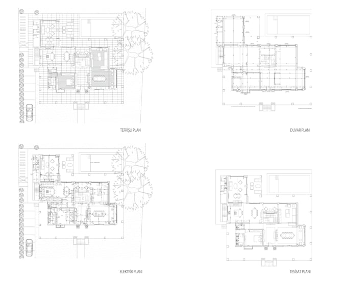 Do detailed architecture plans and section drawings by Egaarch | Fiverr
