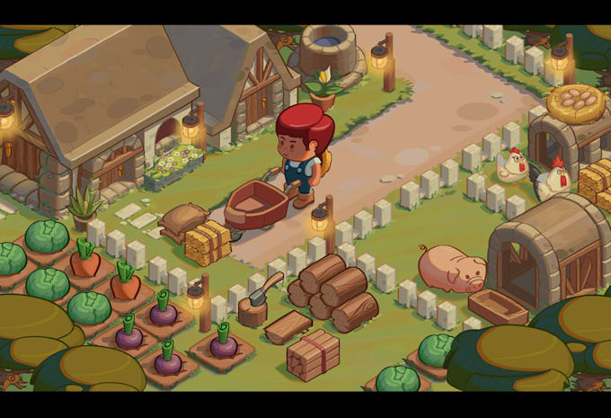 Do 2d mobile game 2d unity game 2d android game ui design 2d fighting ...