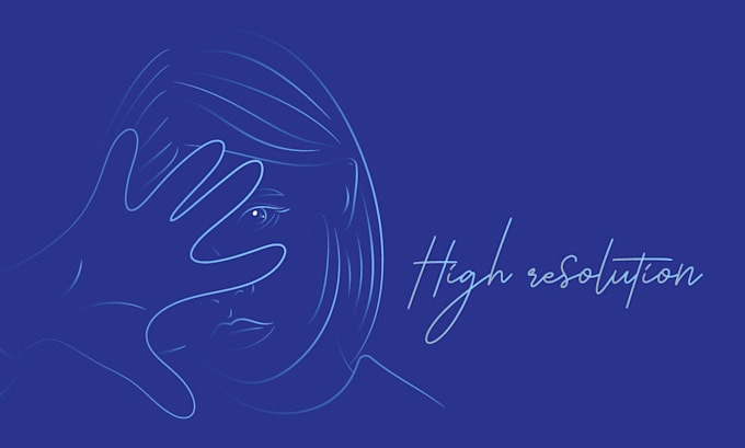 Create line art illustration based on photo by Pigeon_julia | Fiverr