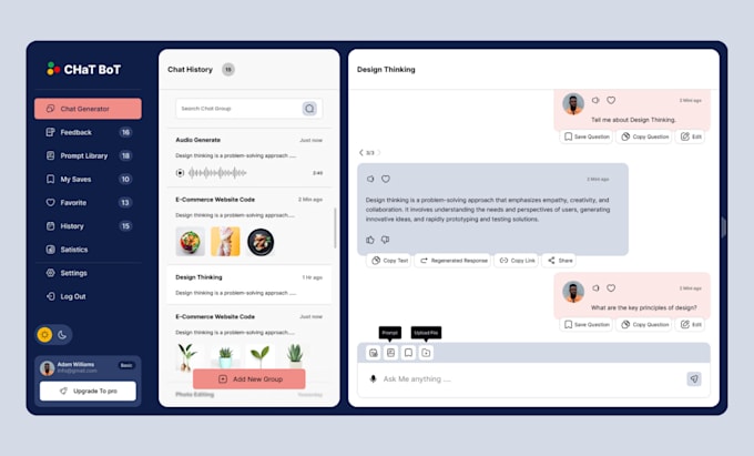 Create a chatbot copilot, gpt4, llama 3, mistral, claude by Ahsan_ch134 | Fiverr