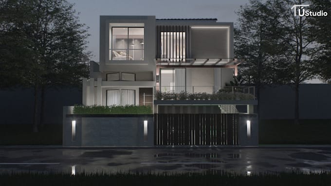 Create a realistic 3d rendering architecture by Adimasfauzi | Fiverr