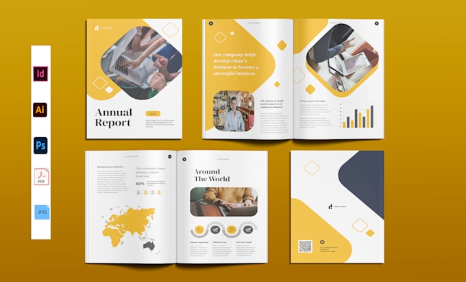 Design brochure, white paper, company profile, booklet by Tamanna7419 ...