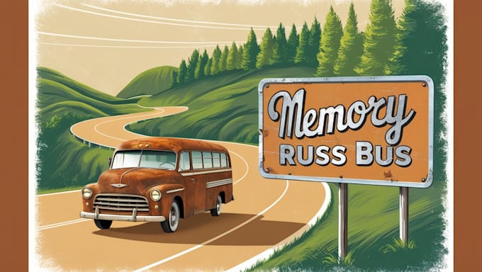 Custom memory russ bus logo design by Martha_grahaam | Fiverr