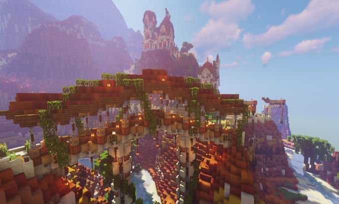 Build minecraft world, minecraft building, bases, village, theme ,spawn ...