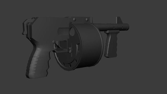 Model and rig guns for your game by Crunchprobably | Fiverr