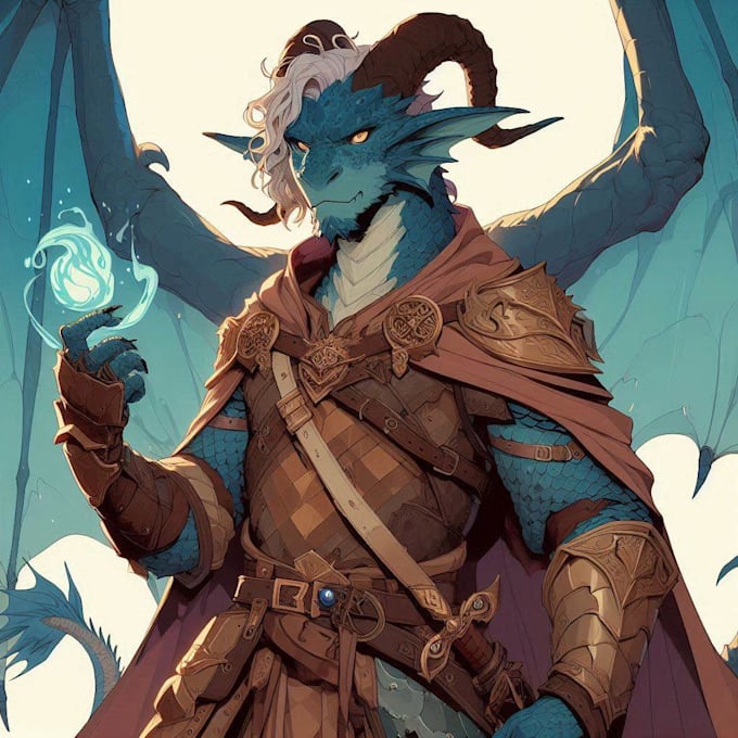 Make an awesome dnd character art by Juandrnvlok | Fiverr