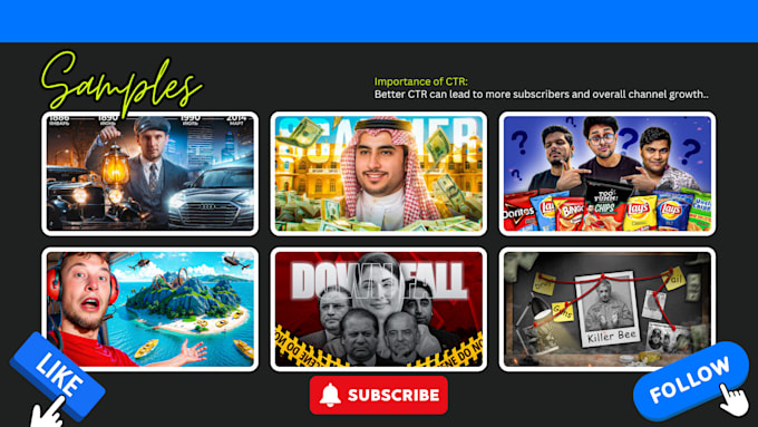 Create best, attractive and documentary youtube thumbnails by Hamid_231 ...