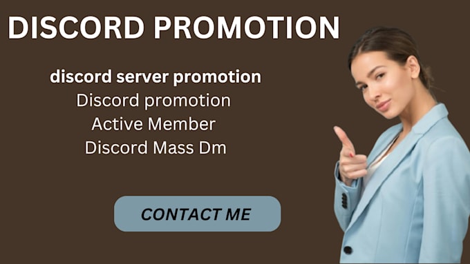 Do discord server promotion, discord promotion, discord mass dm, active ...
