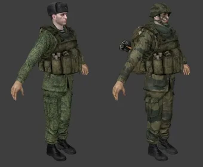 Do 3d gmod player model gmod map character modelling port model by ...