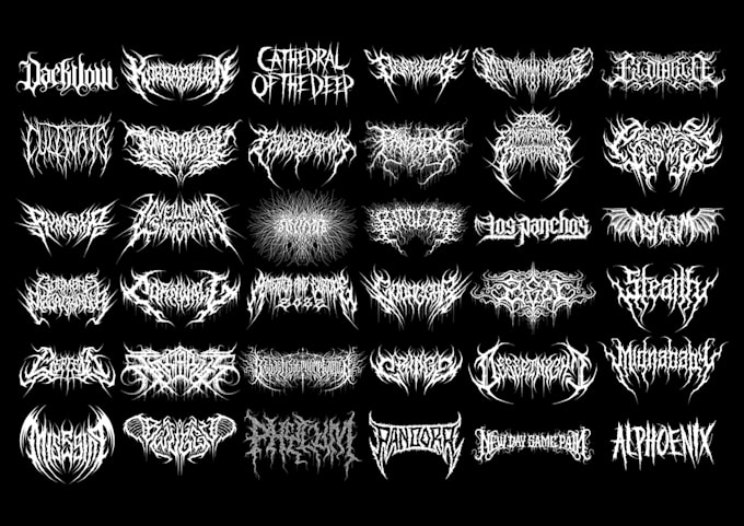 Design extreme metal logo for your band by Tulangbercabang | Fiverr