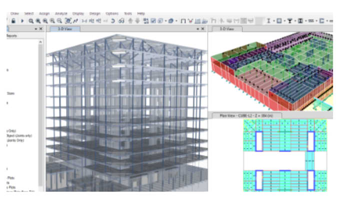 Model analyze and design structures in etabs or sap2000 by Usmanasghar49 | Fiverr