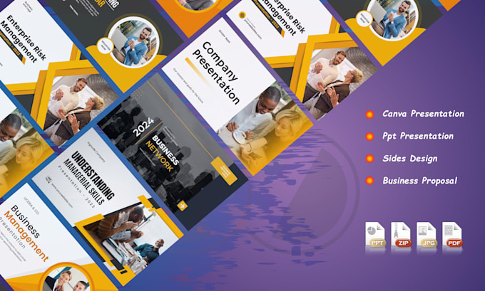 Design modern powerpoint business presentation and google slides by ...