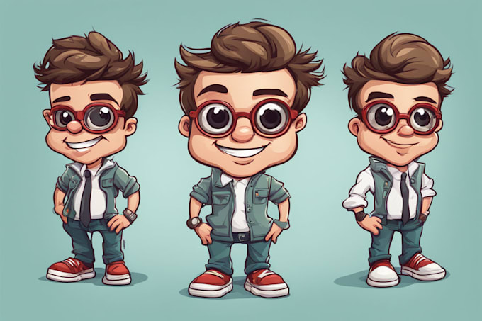 Design custom cartoon character, mascot by Marloerry | Fiverr