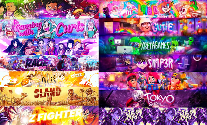 Youtube cartoon gaming twitch, roblox cartoon, minecraft banner, pfp ...