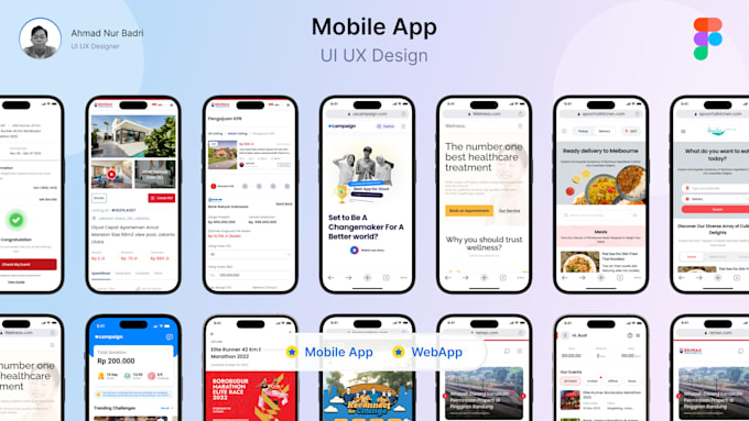 Design modern mobile app ui ux design in figma by Badriid | Fiverr