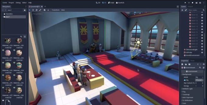 Simulation action game,2d godot in 4,3d 2d godot shader game,godot map ue by Tellaliaide | Fiverr