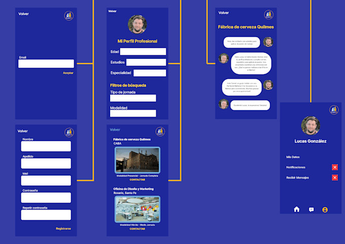 Design a high fidelity app prototype by Julian_gurovich | Fiverr