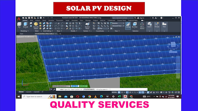 Design solar pv and electrical plans on autocad by Zenh_frank | Fiverr