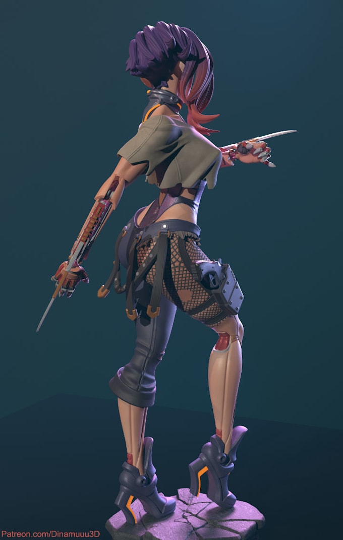 Do 3d vr chat character, 3d avatar human model, animate, ue5 rig,3d nsfw, arkit by Acehbibat ...