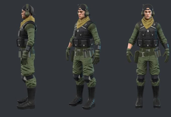 Deliver stylized realistic 3d model,arkit, blendshape,ue5 epic skeleton ...