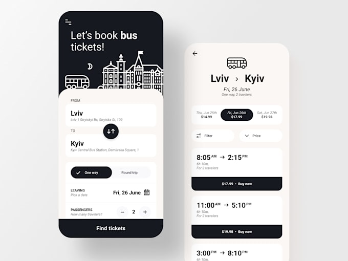 Create bus booking app, school bus app, bus tracking app, school ...