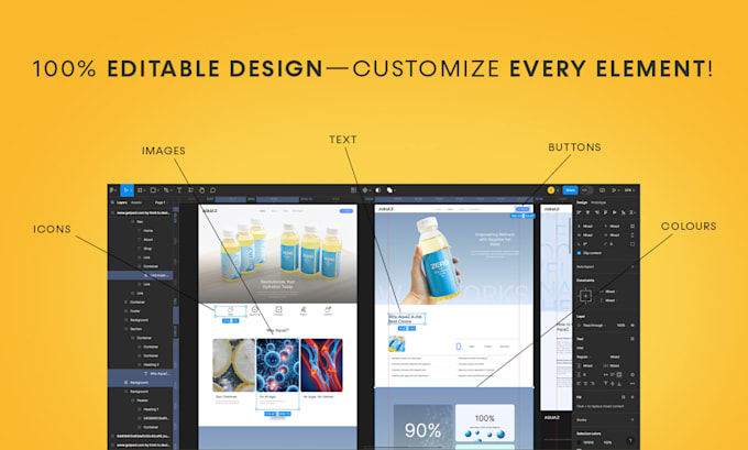 Convert any website, or theme into fully editable figma design template ...