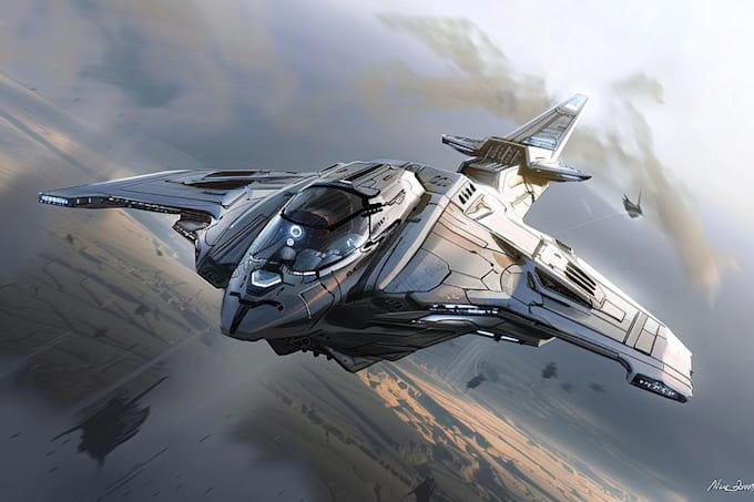 Create spaceship concept art for you by Norgrieth | Fiverr
