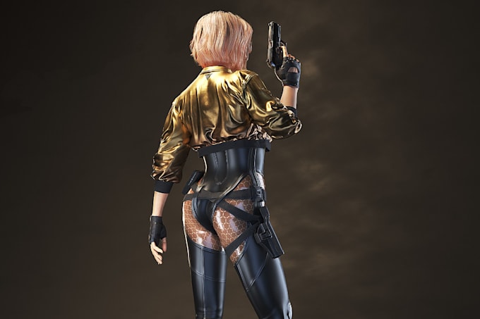 Custom daz3d model,realistic character,sfm,3d texture,game asset,ue5 ...