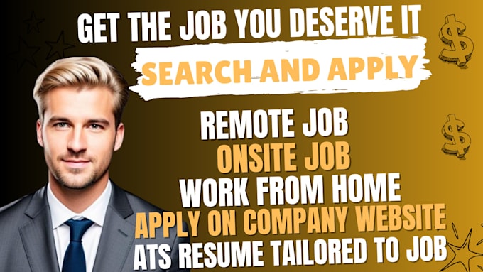 Search, apply onsite job, remote job or any job application by Carl_jones01 | Fiverr