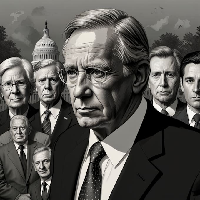 Draw an amazing political cartoon art by Hoenciaayer | Fiverr