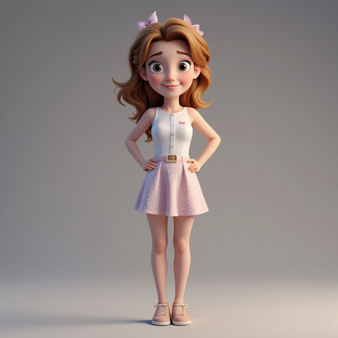 Design you a 3d, pixar style character or avatar with ai by Krms_design ...
