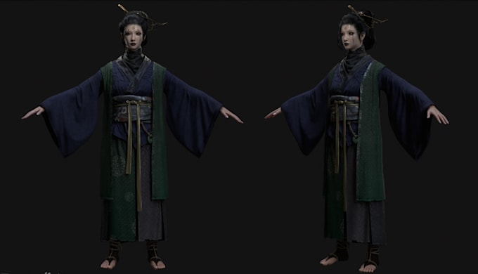 Formulate stunning realistic 3d, arkit, ready game character ...