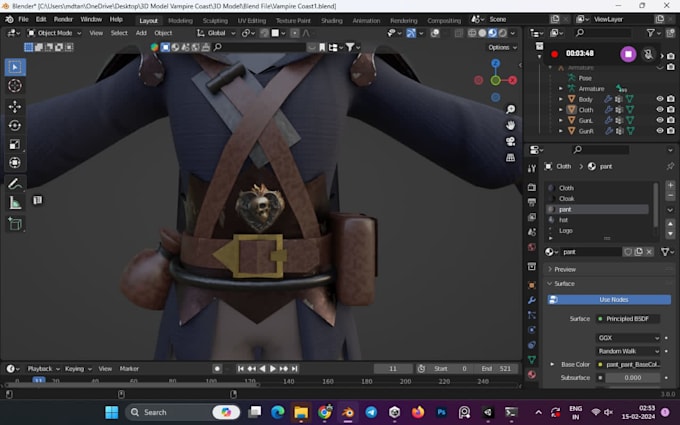 Create a custom vrchat furry avatar 3d model anime character vrc from ...