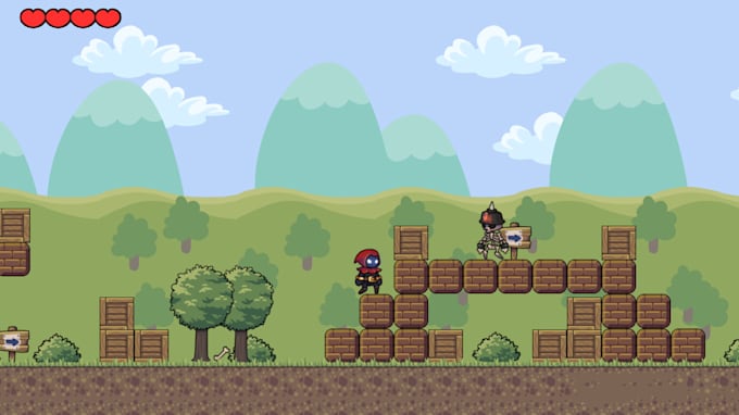 Develop unity pixel art game, pixel web game, top down game, retro game ...