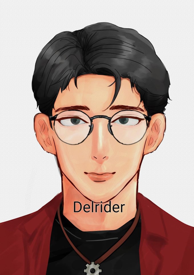 Draw manhwa style character for you by Delrider | Fiverr