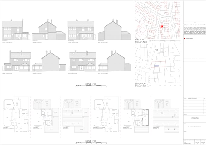 Do planning and permitted development drawings by Planningdrawing | Fiverr